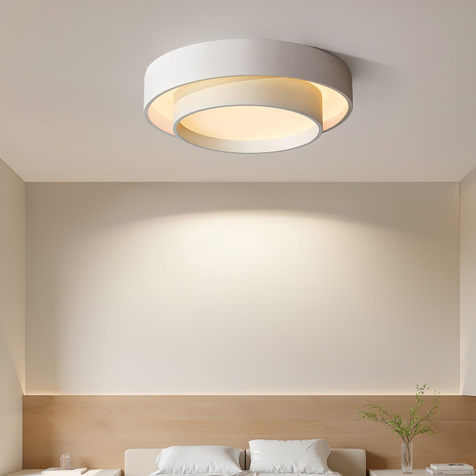 Melody Modern Double Round Led Ceiling Light